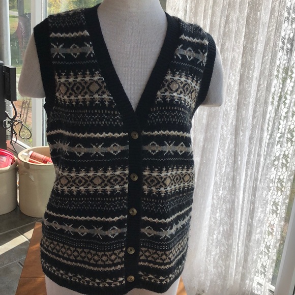 Carly Blake | Sweaters | Carly Blake Medium Sweater Vest Vintage | Poshmark